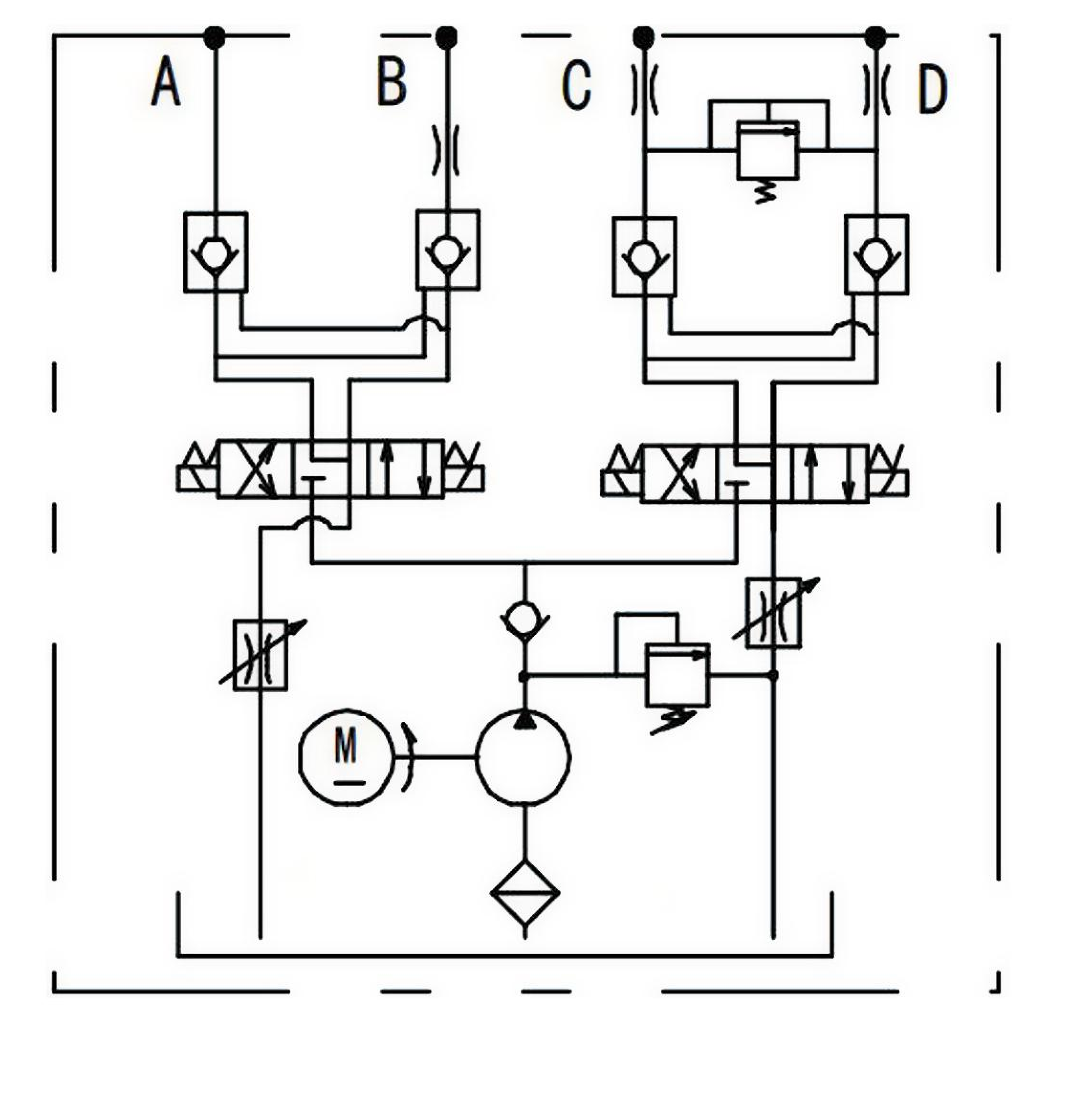 Snow Plow Hydraulic Power Unit